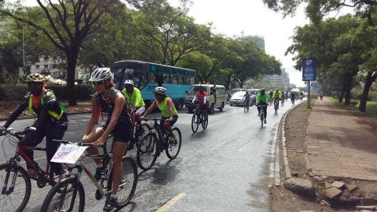 Interview with Cyprine Odada: Cycling is gender-inclusive: Bike trains ...